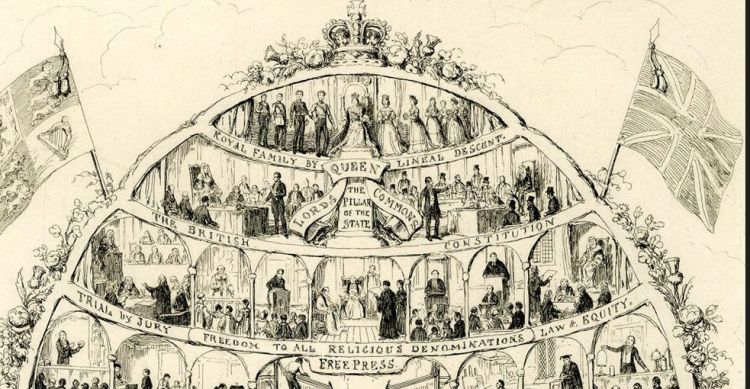 1837-1867 : « The Queen Bee in her Hive !!! » & « The British Beehive ...